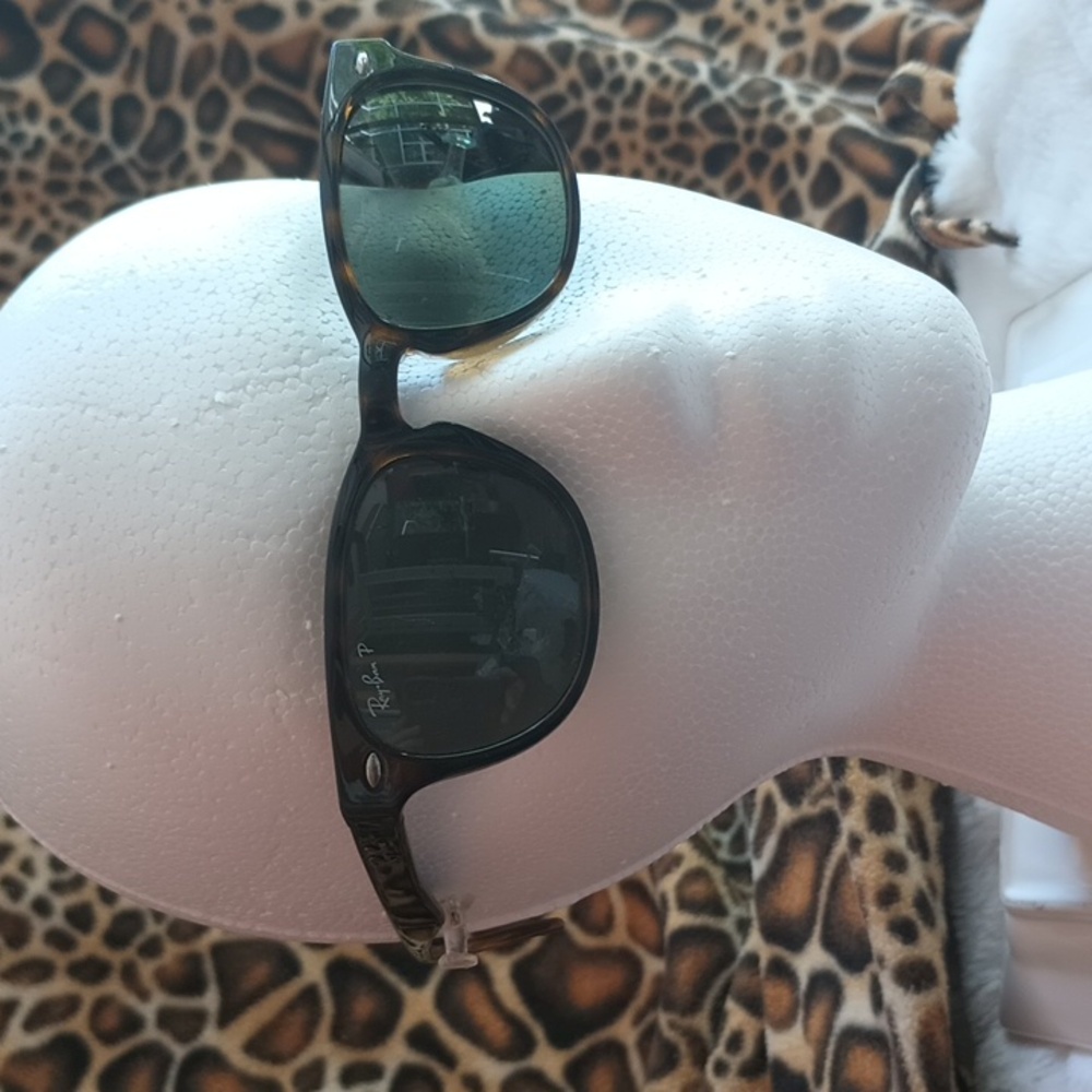 Ray-Ban 4140 Sunglasses, Tortoiseshell Frame - Gem